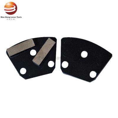 China OEM Two Segment Diamond Concrete Floor Grinding Shoes for sale