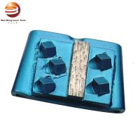 China Customzied Color Abrasive Tool PCD Diamond Grinding Shoes for sale