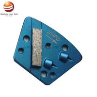 China Customzied Color Abrasive Tool PCD Diamond Grinding Shoes for sale