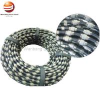 China Smooth Cutting Face Reinforced Concrete Diamond Wire Saw for sale