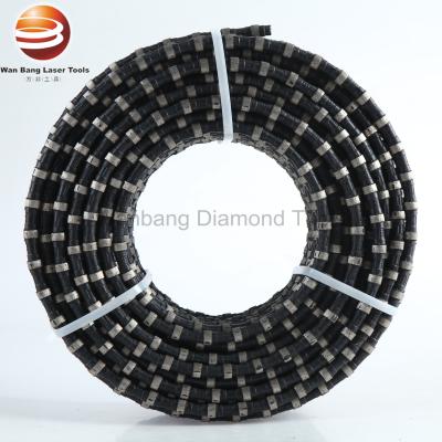 China 8.5mm Diamond Wire Saw 33Beads/M For Reinforced Concrete for sale
