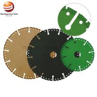 China 115mm 230mm Vacuum Brazed Diamond Cast Iron Sawing Blade for sale