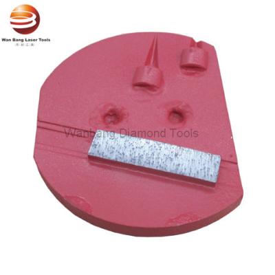 China Customized 6# 300# Grit PCD Diamond Grinding Shoes for sale