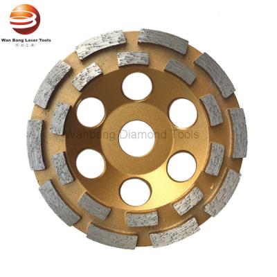 China Double Row 100mm 150mm Concrete Cup Grinding Wheels for sale