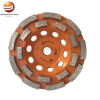 China 4 Inch 7 Inch Double Row Diamond Cup Grinding Wheel for sale