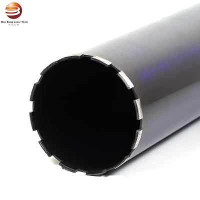 China 9 Teeth Reinforced Concrete Wet Core Drill Bit 122mm With Small Wobbling for sale