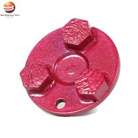 China 68mm Hexagon Segment Diamond Grinding Head For Concrete Polishing for sale