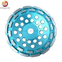China 4 Inch 7 Inch Double Row Diamond Cup Grinding Wheel for sale