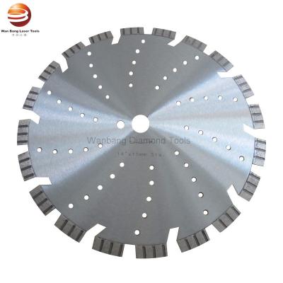 China Laser Welded Hard Masonry Diamond Cutting Blade 450mm for sale