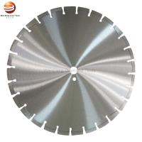 China 350mm Laser Welded Asphalt Cutting Blades With Protective Segment for sale