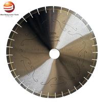 China 500mm 600mm Laser Cut Semi Silent Diamond Stone Cutting Blades for Granite for sale