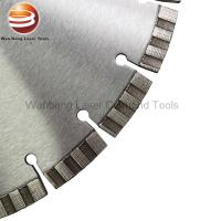 China 12/14/16 inch Laser Welded Diamond Blade With Array Pattern Turbo Segments for reinforced concrete for sale