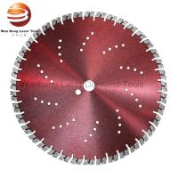 China Laser Welded V Turbo Segments Diamond Cutting Disc 230mm / 350mm for sale