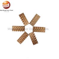 China Wave Edge Diamond Core Drill Segment For High Frequency Welding And Retipping for sale