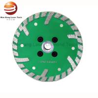 China 125mm 5 inch Sintered Continuous Turbo Diamond Cutting Disc for Granite Marble Tiles for sale