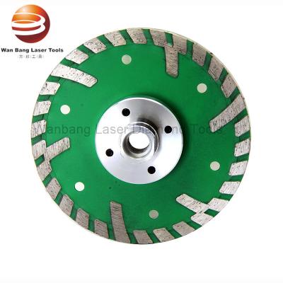 China 125mm 5 inch Sintered Continuous Turbo Diamond Cutting Disc for Granite Marble Tiles for sale