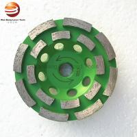China 105mm / 4inch Double Row Segmented Diamond Grinding Cup for sale