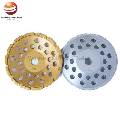 China General Purpose 180mm Single Row Segmented Diamond Grinding Cup for sale