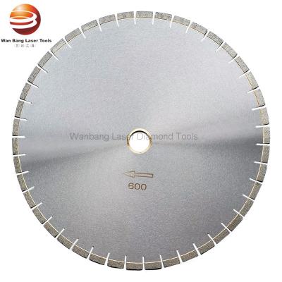 China 600mm High Frequency Welded Diamond Saw Blade For Cutting Granite for sale
