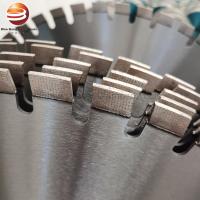 China 800mm Array Pattern Segment Diamond Wall Saw Blades For Wall Demolition for sale