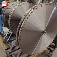 China Cured Concrete Diamond Floor Saw Blades 900mm Laser Welded for sale