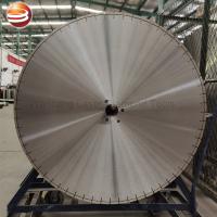 China Cured Concrete Diamond Floor Saw Blades 900mm Laser Welded for sale