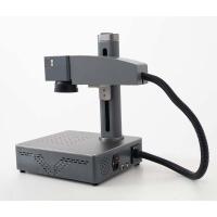 China Multipurpose Metal Mini Laser Marker , 20W 30W ABS Mini Fiber Laser Engraver for sale
