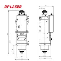 China CE Automatic Focus Fiber Laser Cutting Head Raytools BM06K 6000W Dapeng Laser Equipment Parts for Metal Cutting for sale