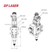 China Raytools BD04K 4000W 3D Auto Focus Laser Tube Cutting Head Laser Equipment Parts for Cutting Machine Dapeng Laser for sale