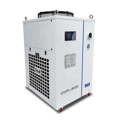 China CE S&A CWFL-8000 8000W 8KW Cooling Systems Fiber Laser Cutting Machine Water Chiller for sale