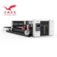 China 140m/Min Fiber Laser Cutting System , Water Cooling Metal Fiber Laser Cutter for sale