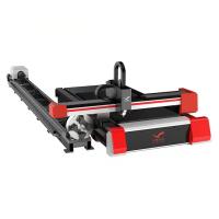 China Portable Gantry Type Pipe Laser Cutter , Iron Fiber Laser Tube Cutting Machine for sale