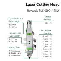 China Durable 1500W Fiber Laser Welding Head Multi Function Raytools BM109 for sale