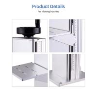 China Practical 500mm Fiber Stand Column , Aluminum Alloy Laser Marking Machine Parts for sale