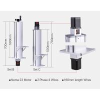 China Marking Machine Laser Spare Parts , Electric 50cm Lifting Stand Column for sale