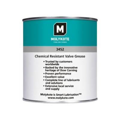 China Molykote 3452 Fluorosilicone Lubricant For Chemical Valve Sealing for sale