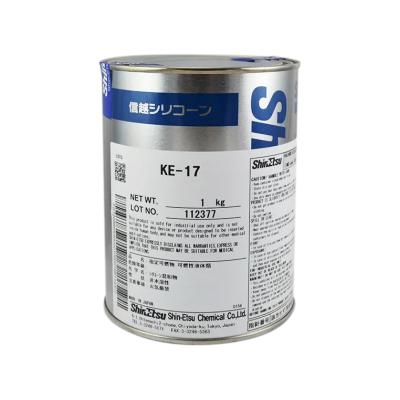 China Shin-Etsu KE-17 High-Performance Liquid Silicone Rubber Compound with Heat Resistance 250 °C for Electronic Industry and Mold Release Adhesive for sale