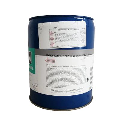China Molykote 557 Silicone Dry Film Lubricant with Four-Ball Weld Load 1200N and Coefficient of Friction 0.07 for Melting Range 32-46°C for sale