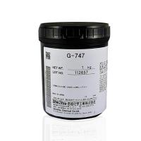 China ShinEtsu G-747 Semiconductor Thermal Interface Insulator Silicone Grease with 0.90 W/m·K Thermal Conductivity and 2.5 TΩ*m Volume Resistivity for -50°C to +150°C for sale