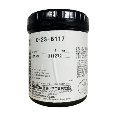 China ShinEtsu X-23-8117 High Conductivity Thermal Interface Material with 6.2 W/m*K for Semiconductor Grade Screen Printing Grease for sale