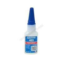 China Loctite 403 High Strength Cyanoacrylate Adhesive for Porous Substrates with Low Whitening for sale