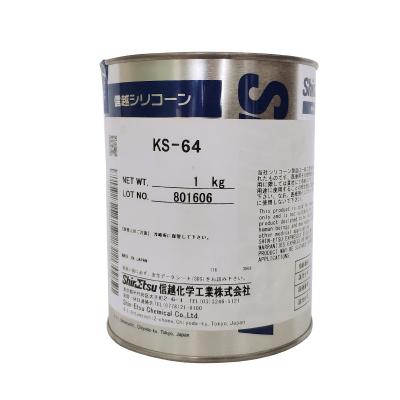 China Shin-Etsu KS-64 Silicone Grease Compound with High Volume Resistivity Low Volatility and Wide Temperature Range for Electric Equipment for sale
