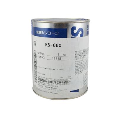 China ShinEtsu KS-660 Conductive Synthetic Grease with Electrical Conductivity, Thermal Oxidation Stability, and Chemical Resistance for Anti-static Sealing in Electronics for sale