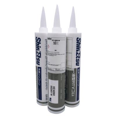 China Shin-Etsu KE-4890 UL94 V-1 RTV Silicone Adhesive Sealant for Electronic Gasketing & Sealing for sale