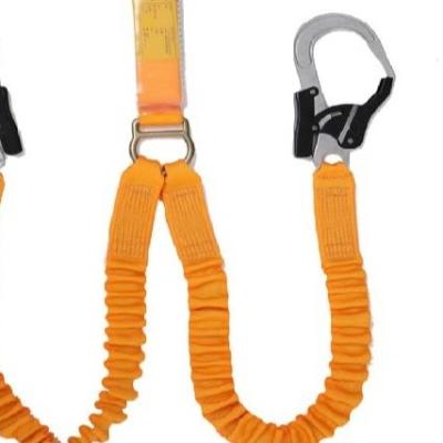 China ISO9001 Fall Protection Safety Harness with PET Fiber Energy Absorbing Lanyard - 2kN Activation Force, Twin Access Design for sale