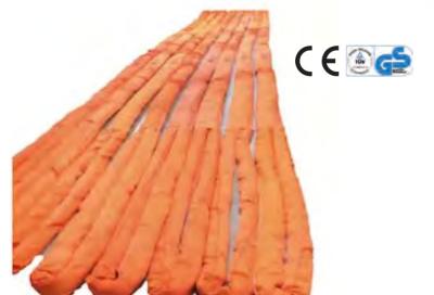 China High Performance Polyester Round Sling Eye and Eye Shape 0.5T to 30T Lifting Capacity for sale