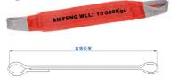 China Flat Double Layers High Strength Polyester Webbing Sling Eye and Eye 6:1 Safety Factor for sale