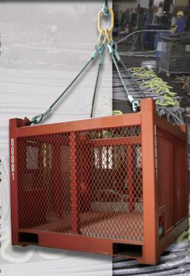 China DNV 2.7-1 Offshore Container Lifting Sling Set Galvanized Steel Wire Rope 25000 kg for sale