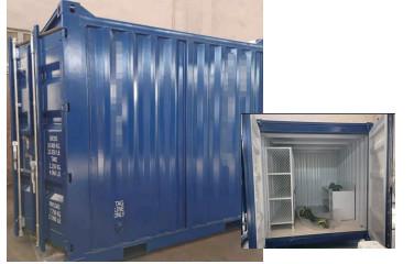 China 10 Tonne Galvanized Steel Offshore Container 10ft Half Height for Oil Platform for sale