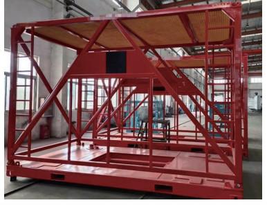 China 10 Ton Galvanized Steel Lifting Frame with LR Certification for Equipment Handling for sale